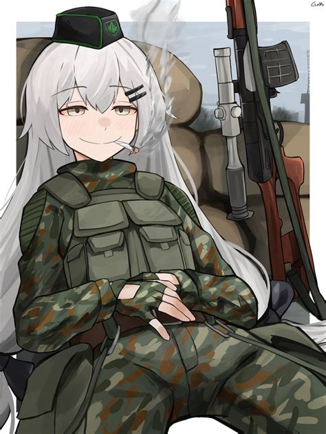 Svd Girls Frontline And 1 More Drawn By Gamryous Danbooru