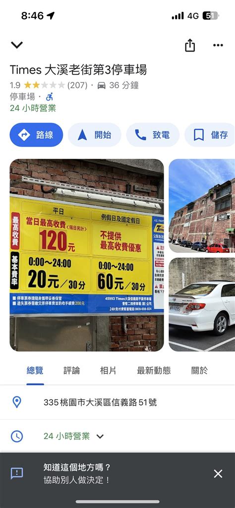大家停車真的要看清楚單位 在桃園大溪老街停了3小時被收了450塊 搶劫還給你停車位🥹 真的是相當佛心的搶匪 台灣國旅真的都是都是被自己人搞爛的