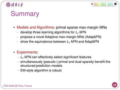 Primal Sparse Max Margin Markov Networks Ppt Download