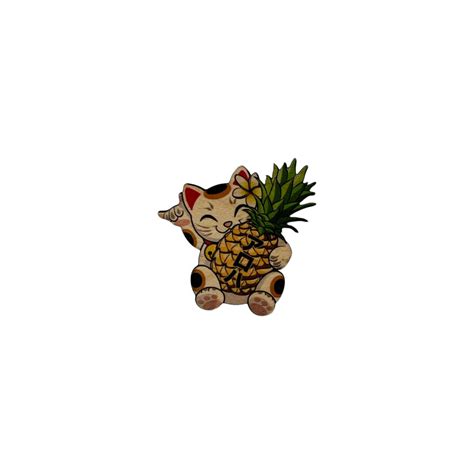 Mini Maneki Neko Opihi Sticker Coconene Hawaii