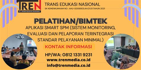 Pelatihan Aplikasi Smart Spm Sistem Monitoring Evaluasi Dan Pelaporan