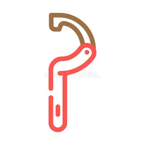 Spanner Wrench Color Icon Vector Illustration Stock Illustration