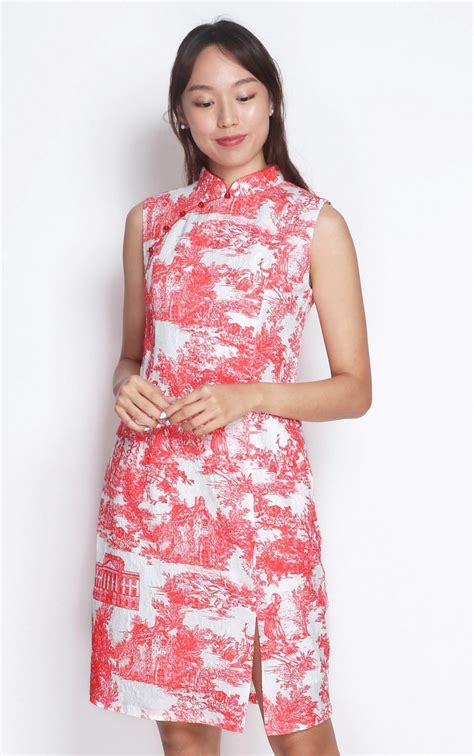 Modern Cheongsam Dresses In Singapore Chinese New Year Styles
