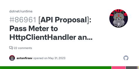 API Proposal Pass Meter To HttpClientHandler And SocketsHttpHandler