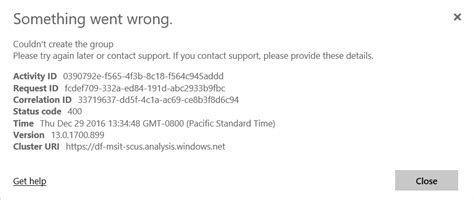 Solved Cannot Create A Group Microsoft Fabric Community