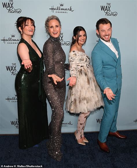 Andie Macdowell 65 Wows In A Sparkling Silver Gown At The Season Two