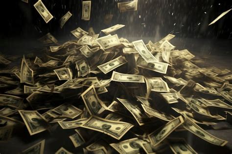 Premium Ai Image Money Background