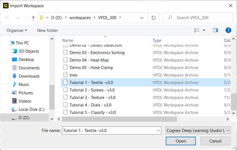 Green Classify Focused Create Or Import Workspacetool