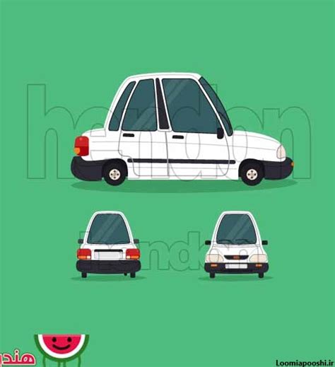 عکس کارتونی ماشین ایرانی