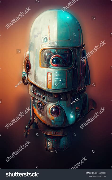 드론 로봇 인공지능 사이보그 인간 디자인 스톡 일러스트 2215674103 Shutterstock