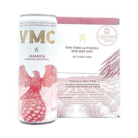 Vmc Jamaica Hibiscus Cocktail 4pk Cans Drink By Canelo Alvarez