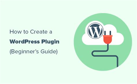 how to create a wordpress plugin step by step for beginners