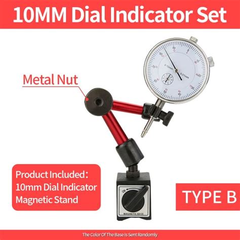Lever Dial Indicator Magnetic Holder Measuring Probes Indicator Stand