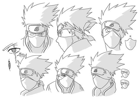 Kakashi Naruto Model Sheet Coloring En 2025