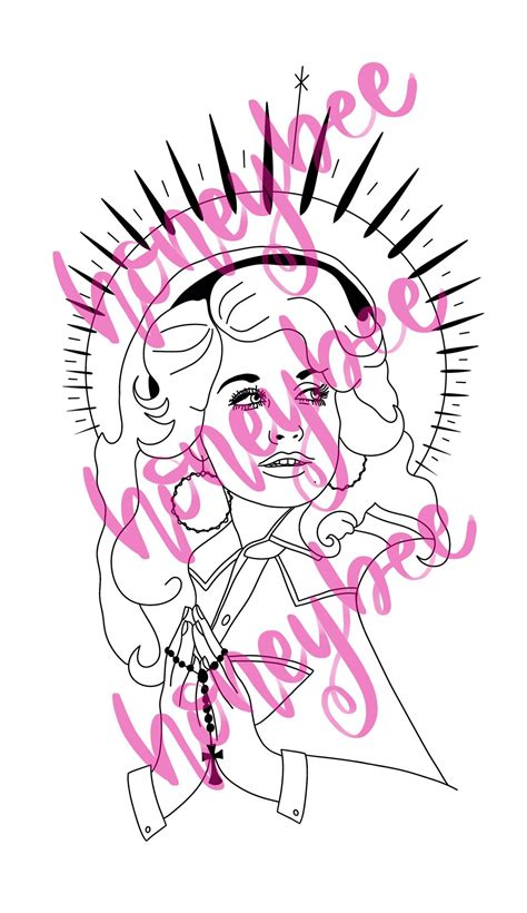 Saint Dolly Parton Holy Catholic Country Music Goddess Dollywood Nashville Grand Ole Oprah