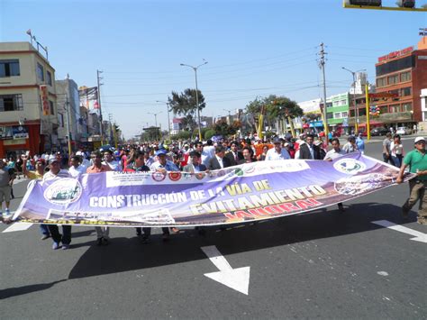Cientos de manifestantes marchan para exigir Vía de Evitamiento en Chimbote Chimbotenlinea