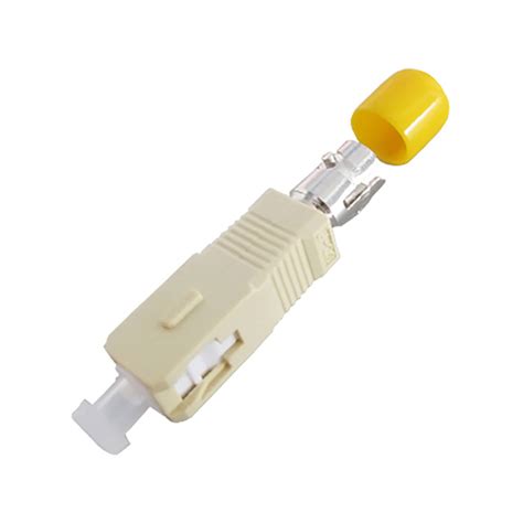 SC Male FC Female Multimode Single Mode Simplex Plastic Fiber Optic Adapter Beige China