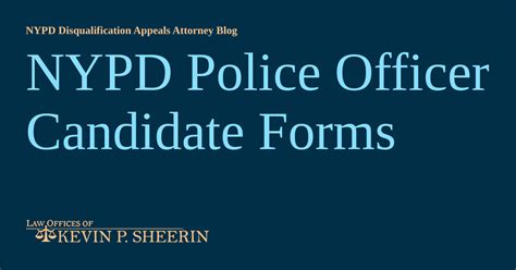 Nypd Police Officer Candidate Forms Nypd Disqualification Appeals
