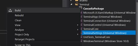 Cannot Open Include File Winrt Microsoft Terminal Settings H Build