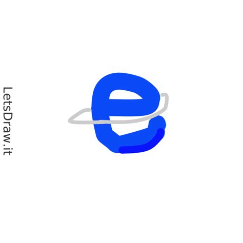 How To Draw Internet Explorer 4e86pymhw Png Letsdrawit