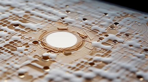 Premium Ai Image Generative Ai Silicone Wafer Under The Microscope