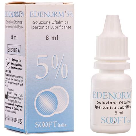 Эденорм капли глазные 5% флакон 8 мл (8055742371538) Sooft (Италия ...