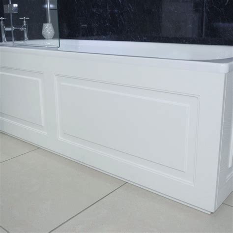 Windsor Traditional White 1700mm Front Bath Panel With Plinth