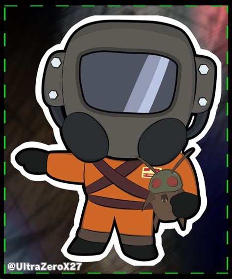 Chibi Employee And Bug Fan Art Ive Made R Lethalcompany
