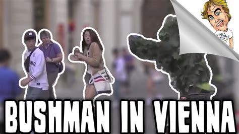 Funny Bushman Scare Prank In Vienna Ryan Lewis Pranks PranktanksTV