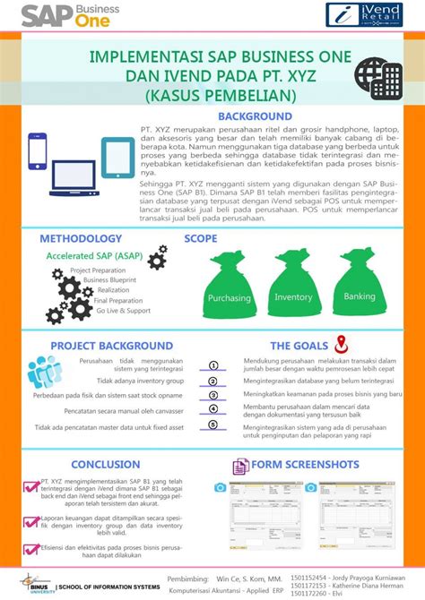 Implementasi Sap Business One School Of Information Systems
