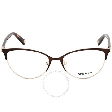 Nine West Ladies Brown Round Eyeglass Frames Nw108421052 886895392938