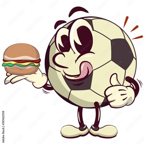 Football Soccer Ball Cartoon Vector Isolated Clip Art Illustration