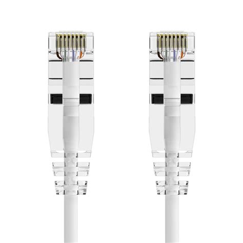 Cat6 Clear Booted Slim Patch Cable 28 Awg Data Cables Direct