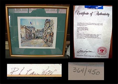 Serigraph By Pierre Eugene Cambier Entitled Paris