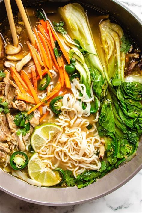 Asian Chicken Noodle Soup Keto Leftover Turkey I Heart Umami®
