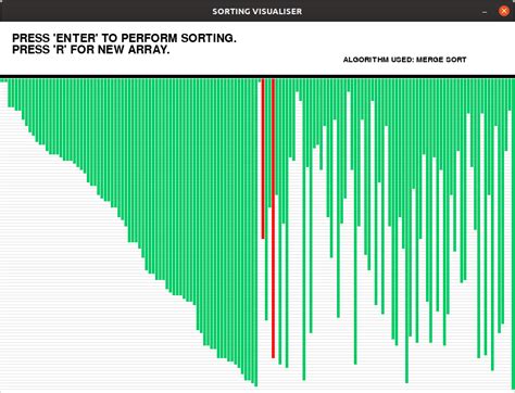 排序算法可视化：合并排序 码农参考