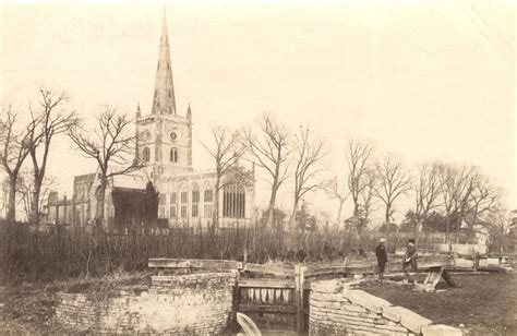 Stratford Upon Avon Holy Trinity Church From The Lock Our Warwickshire