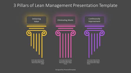 3 Pillars of Lean Management Presentation Template - Free Presentation Template for Google ...