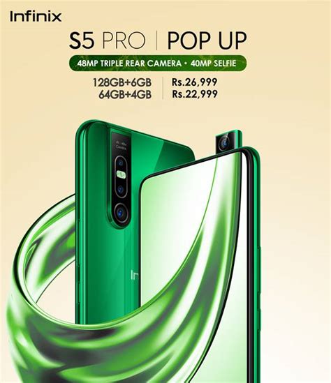 Infinix S Pro Price In Pakistan MP Pop Up Selfie Camera Smartphone