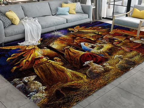 Nativitylatch Hook Kit Rug Canvas Knit Cushion Embroidery Carpet