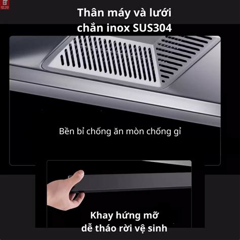 Máy Hút Mùi Fudeer Chữ T Fd 700bt Hút Khỏe Chạy êm Tự Làm Sạch Bếp