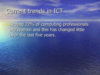Ict Girls Current Trends PPT