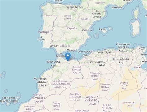 Scossa Di Terremoto Nel Nord Del Marocco DATI E MAPPE