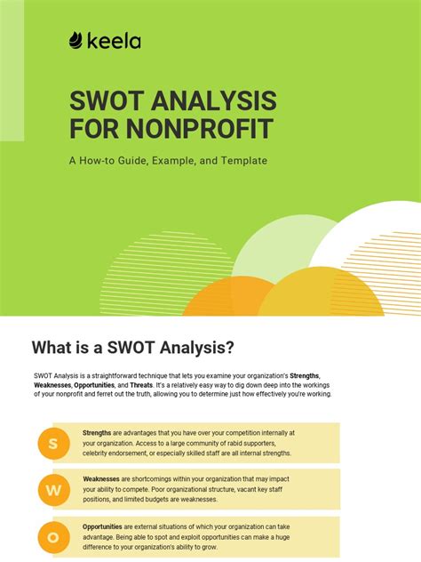 Nonprofit Swot Analysis Guide Pdf Swot Analysis Business