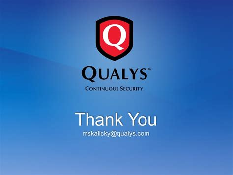 Qualysguard Training