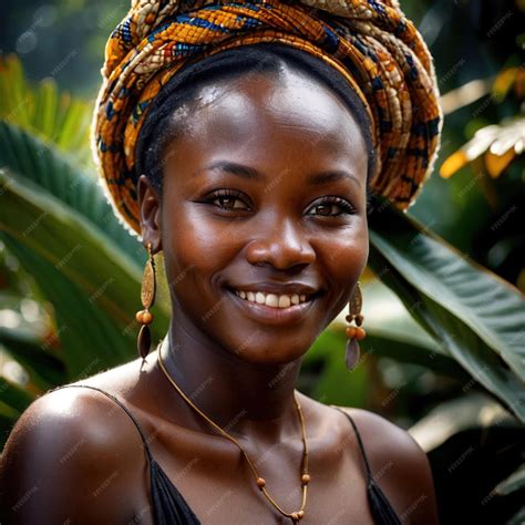 Premium Photo Gabonese Woman From Gabon Typical National Citizen