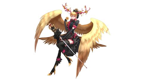 Anime Angel Girl Wings