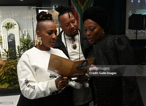 Napo Mashiane Clive Mathibe And Rami Chuene At The Funeral Service Of News Photo Getty Images