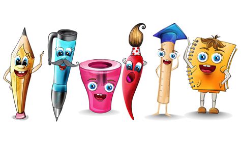 Crayons Ecole Tubes