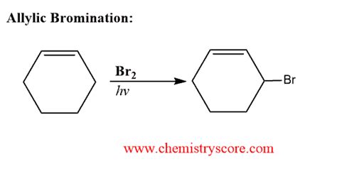 Allylic Bromination Learn Chemistry Online Chemistryscore